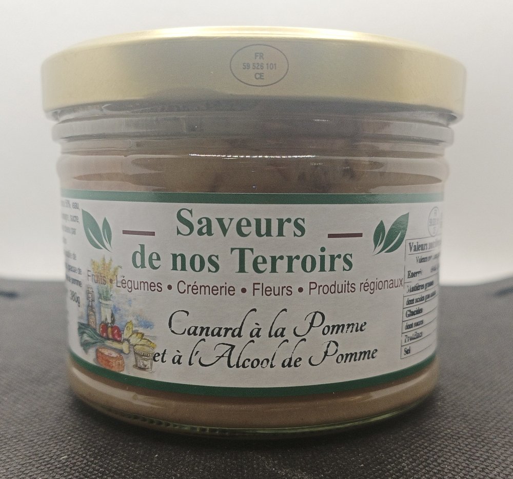 Canard à la pomme 380g Cs - Saveurs de nos Terroirs